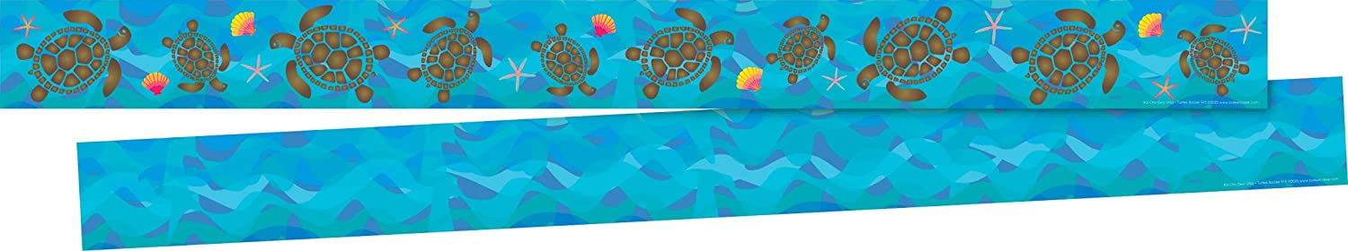 Barker Creek Double-Sided Border, Kai Ola Sea Turtles, for Bulletin ...