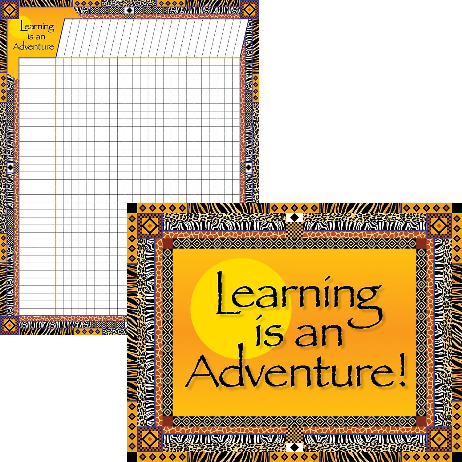 Barker Creek Learning Adventure Chart Set LL519 - Walmart.com