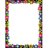 Barker Creek Neon Flower Computer Paper, 8-1/2 x 11 Inches, 50 Sheets ...