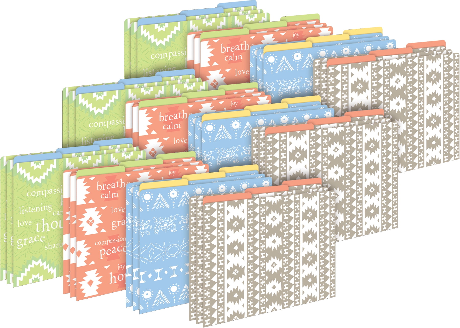 Barker Creek Thoughtfulness Letter-Size File Folders • Multi-Design Set ...