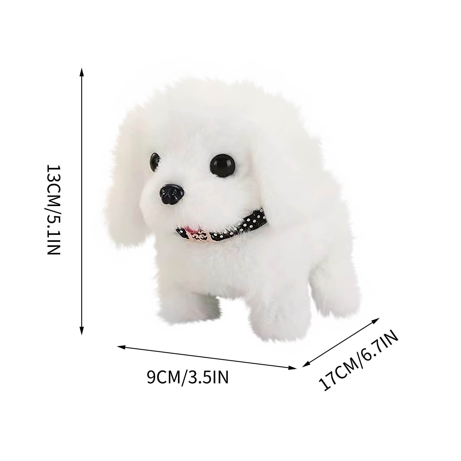 Barking Dog Toys - Interactive Walking Electronic Pet with Tail Wagging ...