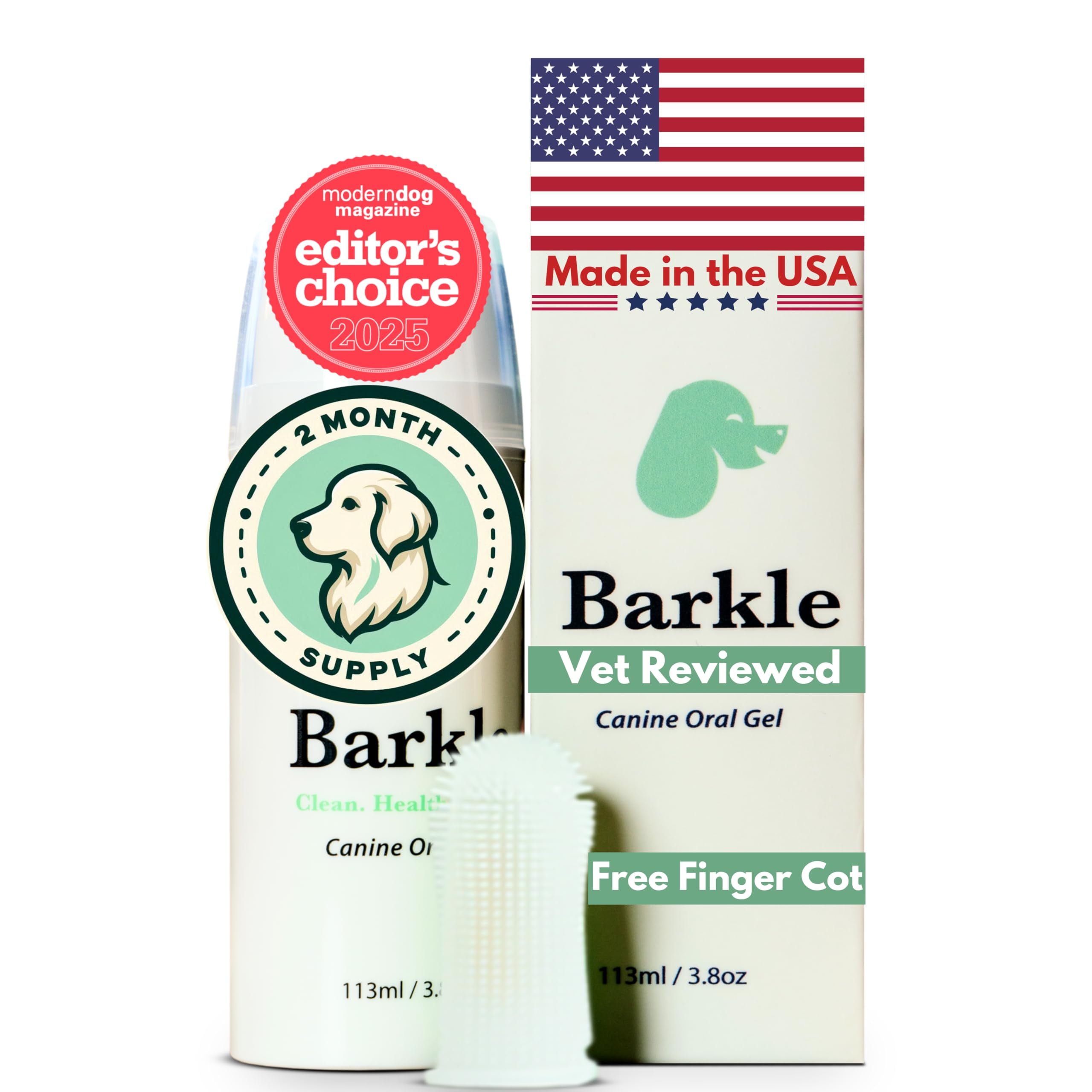 Barkle Dog Teeth Cleaning IFF17 Gel | Best Dog Kit | Vet Reviewed to ...
