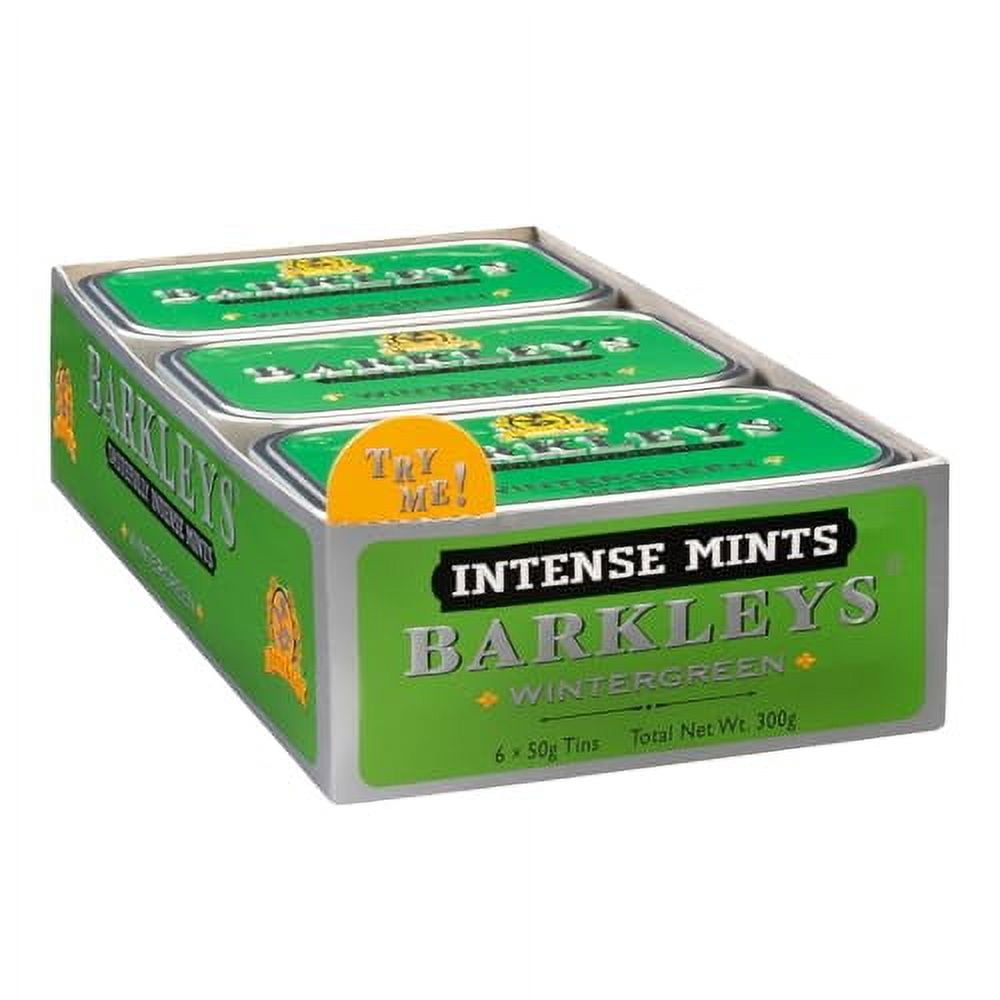 Barkleys Wintergreen Breath Mints - Strong Wintergreen Flavor Cool Mint ...