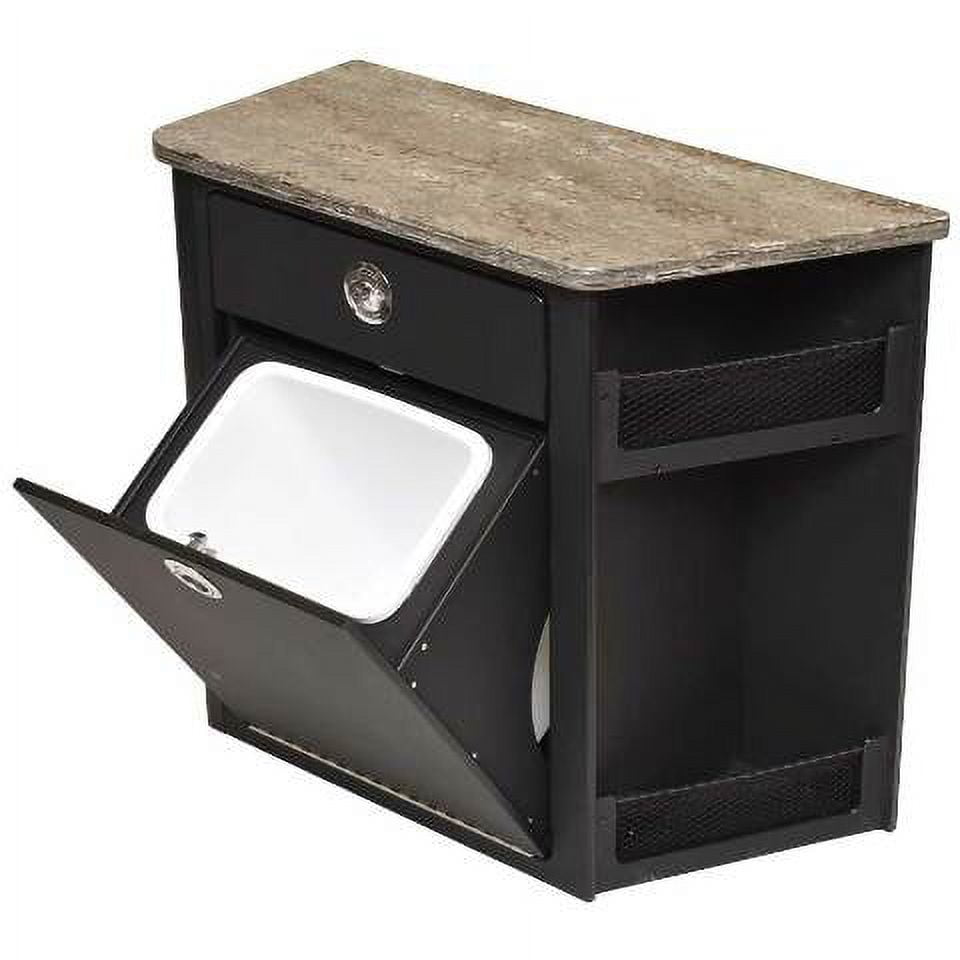 Barletta Pontoon Boat Table Top 105386 | w/ Trash Can Storage Drawer ...