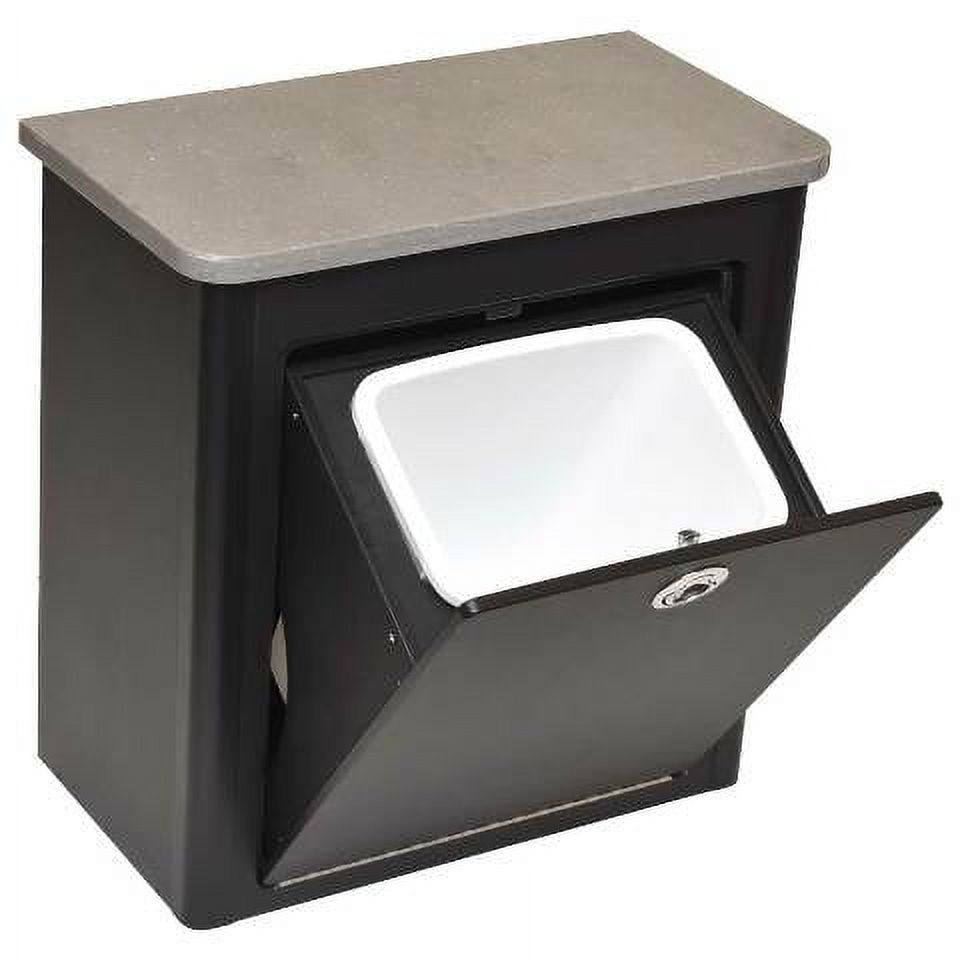 Barletta Pontoon Boat Table Top 110375 | w/ Trash Can Faux Granite ...