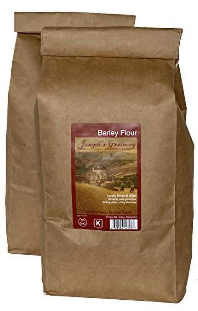 Barley Flour, 16 lbs, Joseph's Grainery Freshly Ground Flour, Non-GMO ...