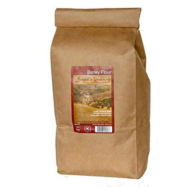 Barley Flour, 8 lbs, Joseph's Grainery Freshly Ground Flour, Non-GMO ...