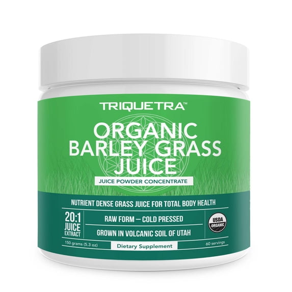 Organic Superfoods Barley Grass Juice Powder - Nutrient Dense, 60 ...