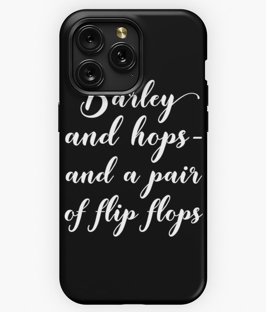 Barley Hops Flip Flops Summer M3727 Phone Case for iPhone 17 16 15 14 ...