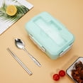 Barley Straw Lunch Box with Stainless Steel Tableware - Microwaveable ...