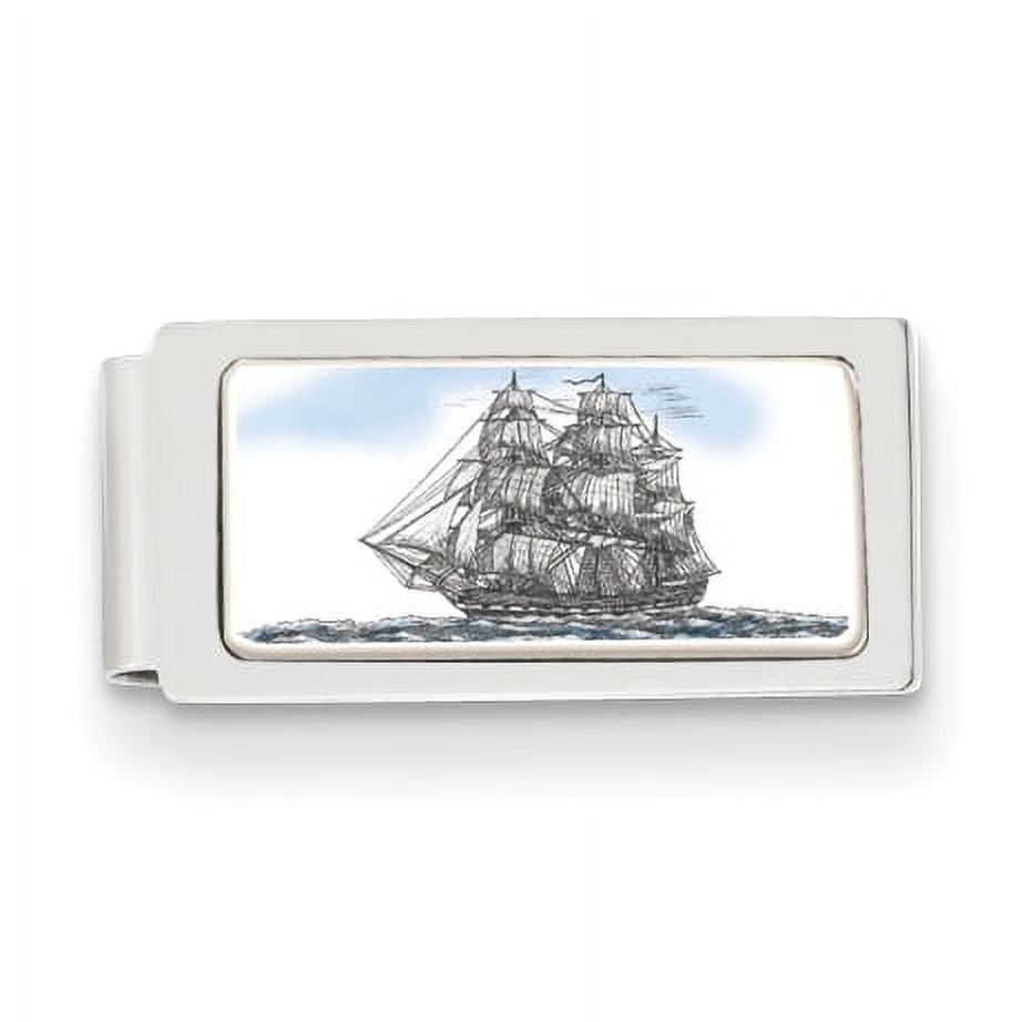 Barlow Designs Color Ship Hinged Money Clip - Walmart.com