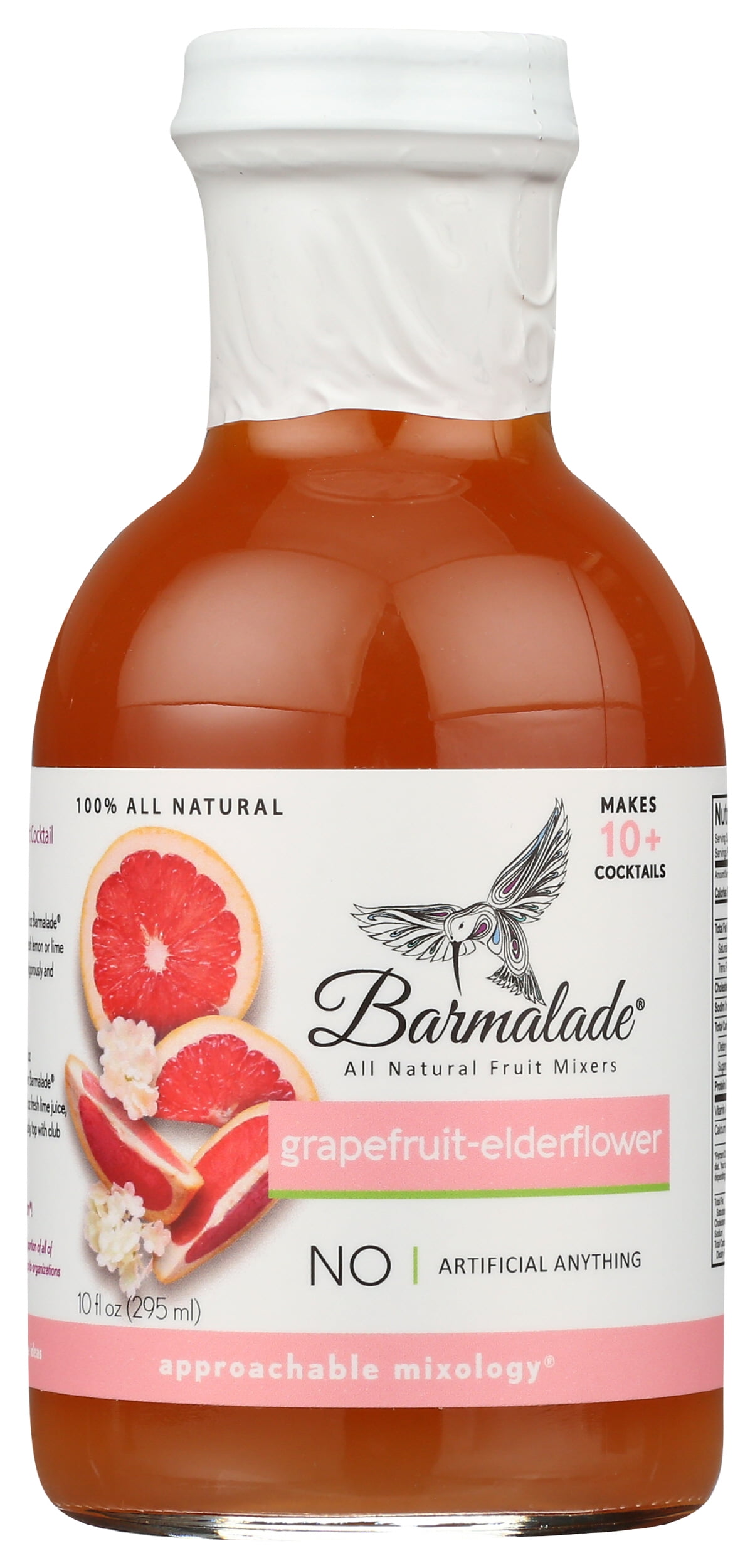 Barmalade Mixer Grapefruit Elderflower 10 Fluid Ounce Pack Of 6 ...