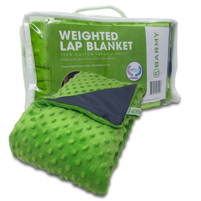 Barmy Weighted Lap Pad for Kids (24x24 inches, 5lbs) Removable Washable ...