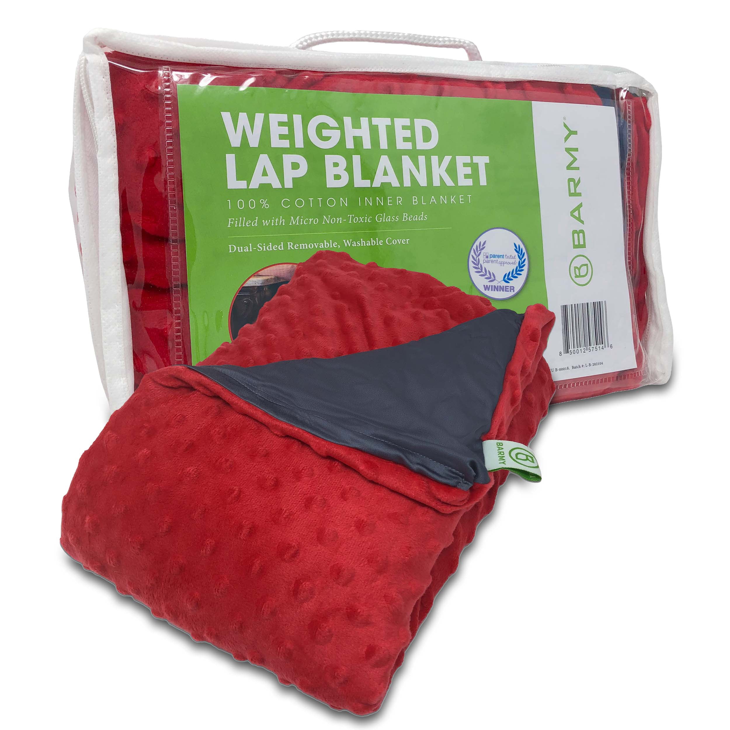 Barmy Weighted Lap Pad for Kids (24x24, 5lbs), Toddler Sleep, Washable ...