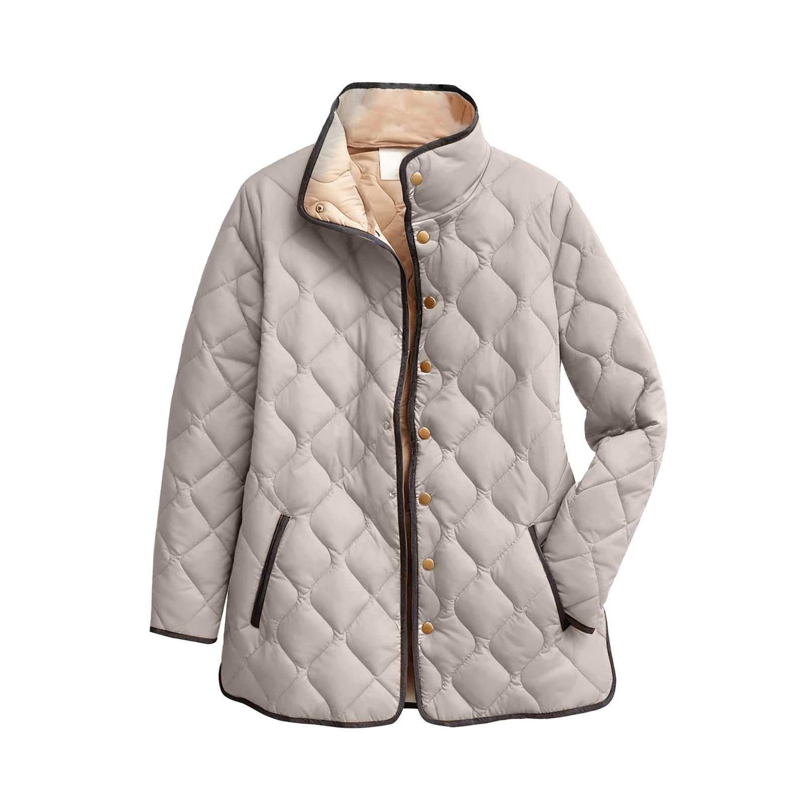 Barn Coat Women Women's Quilted Barn Jackets Trendy Puffer Coats ...