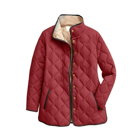 Barn Coat Women Women's Quilted Barn Jackets Trendy Puffer Coats ...