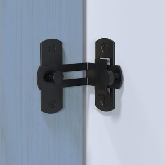 Barn Door Bathroom Lock Flip Pocket Door Lock Screen Door Stopper Lock ...