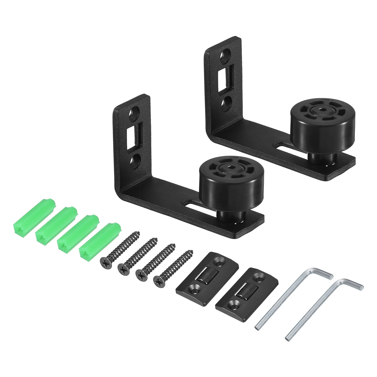 Barn Door Floor Guide, 2Pcs - Carbon Steel Sliding Barn Door Hardware ...