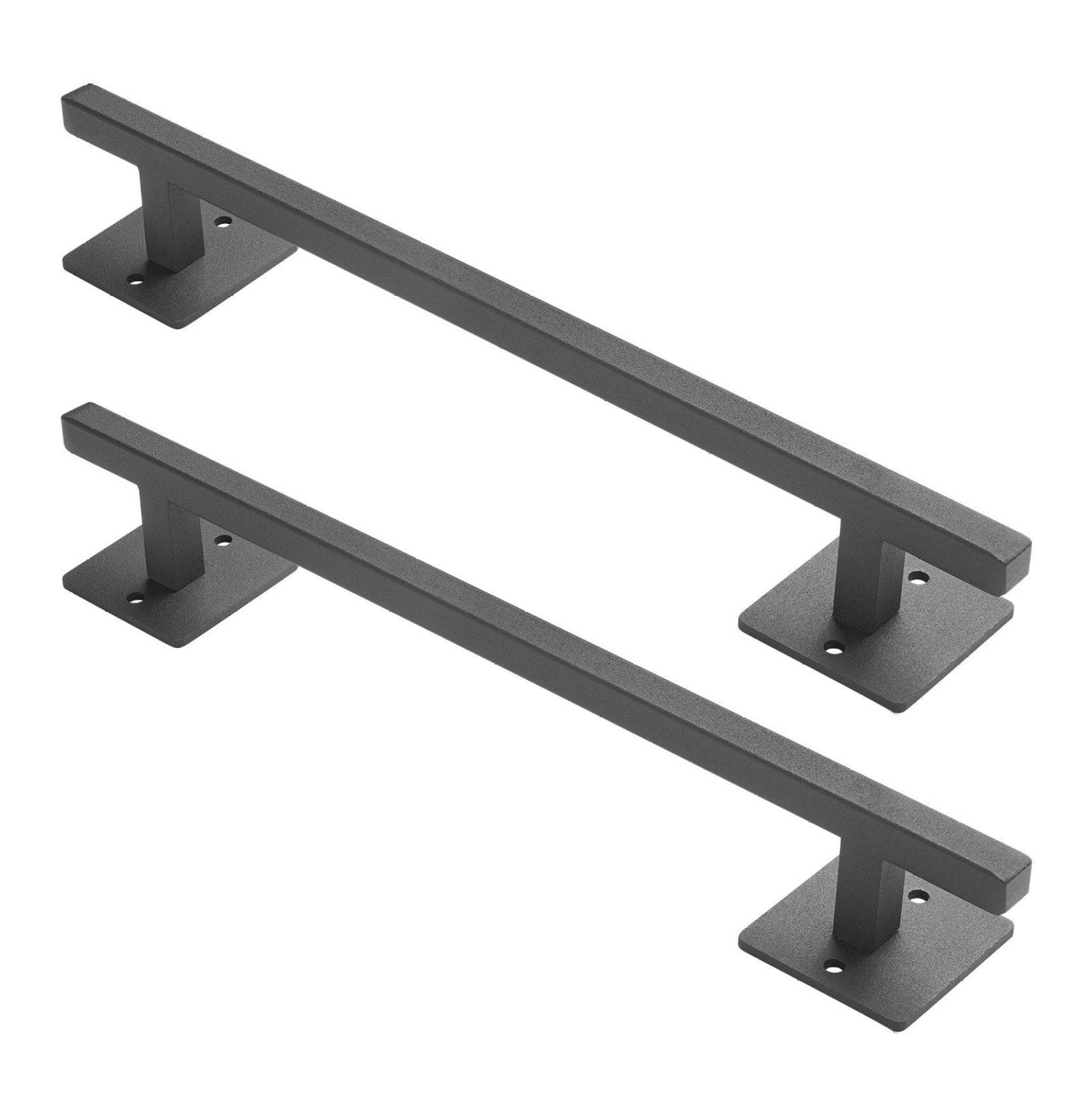 Barn Door Handle 2 Pack, 12.6 Inch Rustic Gate Pulls, Heavy Duty Carbon ...