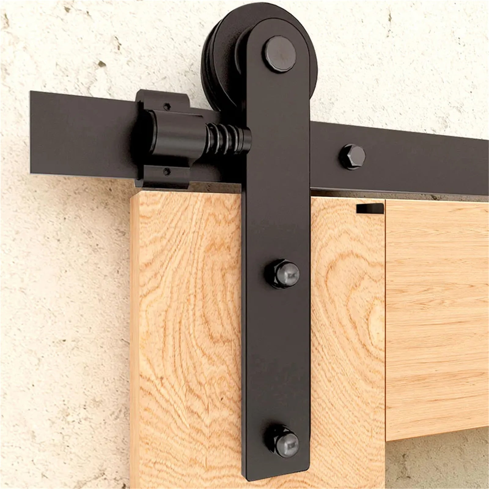 Barn Door Hardware Kit For Single Door Sliding Door Rail I Shape Roller ...