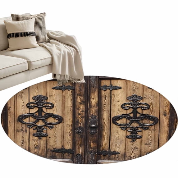 Barn Door Large Area Rugs for Bedroom Living Room, Soft Non Slip Carpet ...