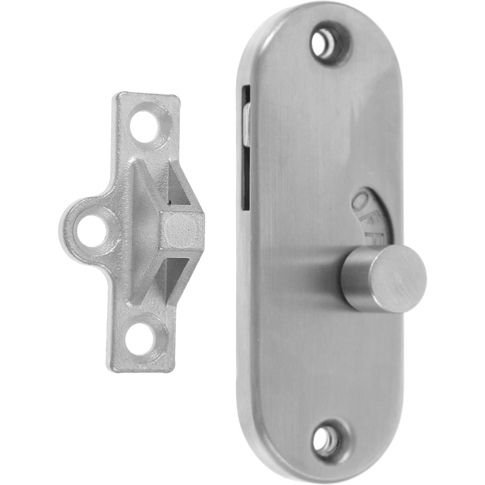 Barn Door Latch Bolt 90 Degree Moving Door Right Angle Buckle Stainless ...