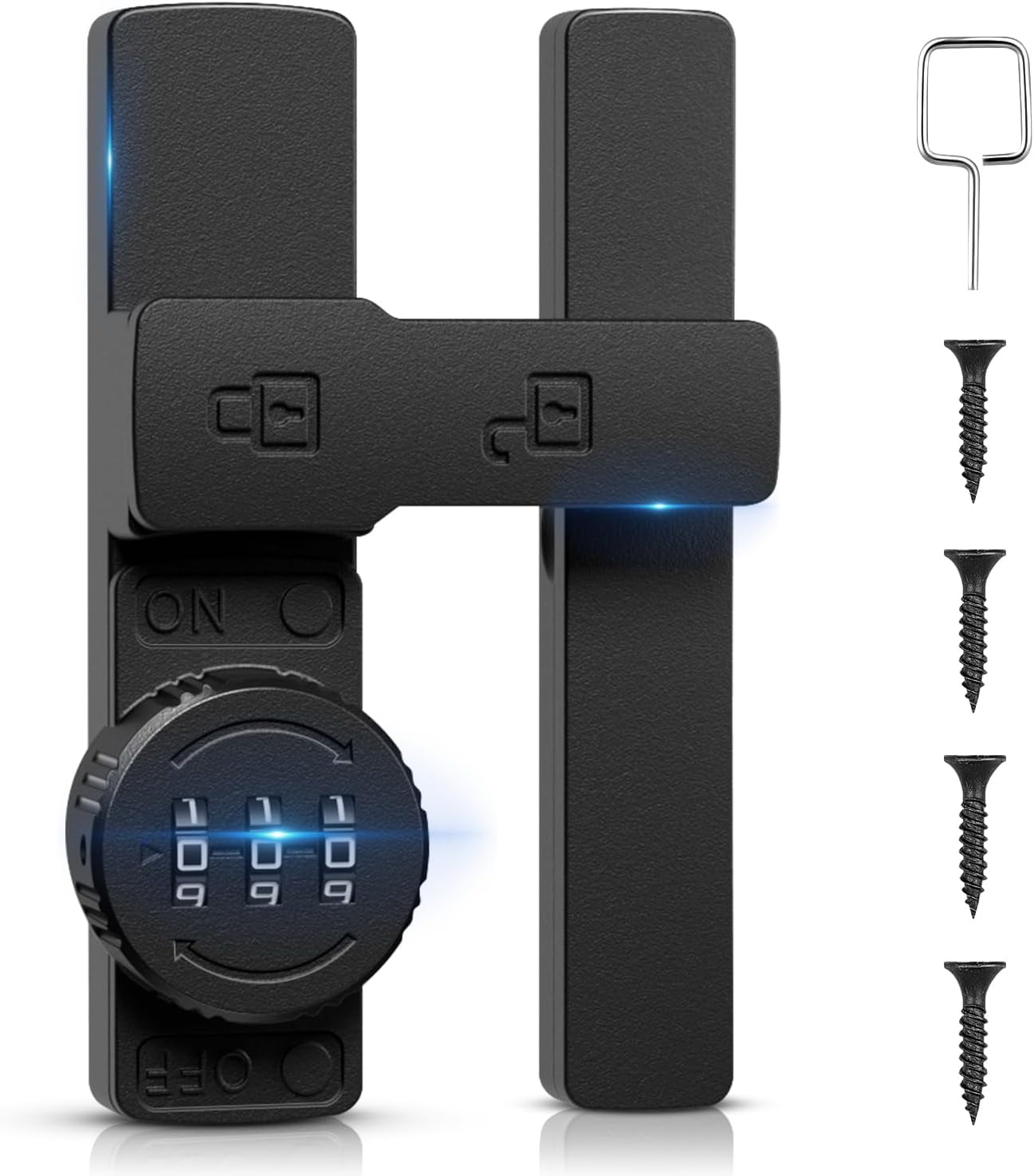 Barn Door Lock,180 Degree Flip Barn Door Locks and Gate Latches ...