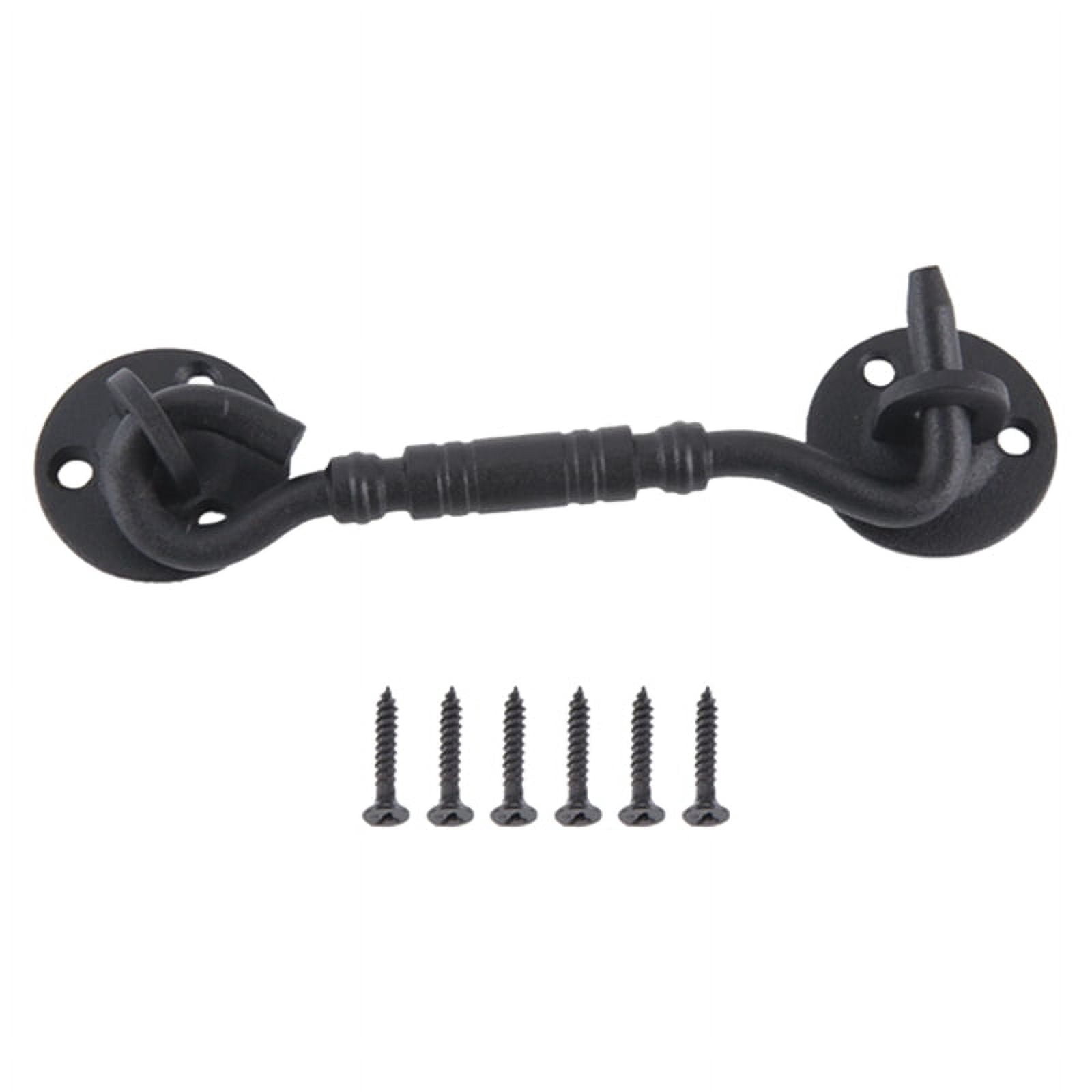 Barn Door Lock, 4 Inch Stainless Steel Door Hook & Eye Latch with ...
