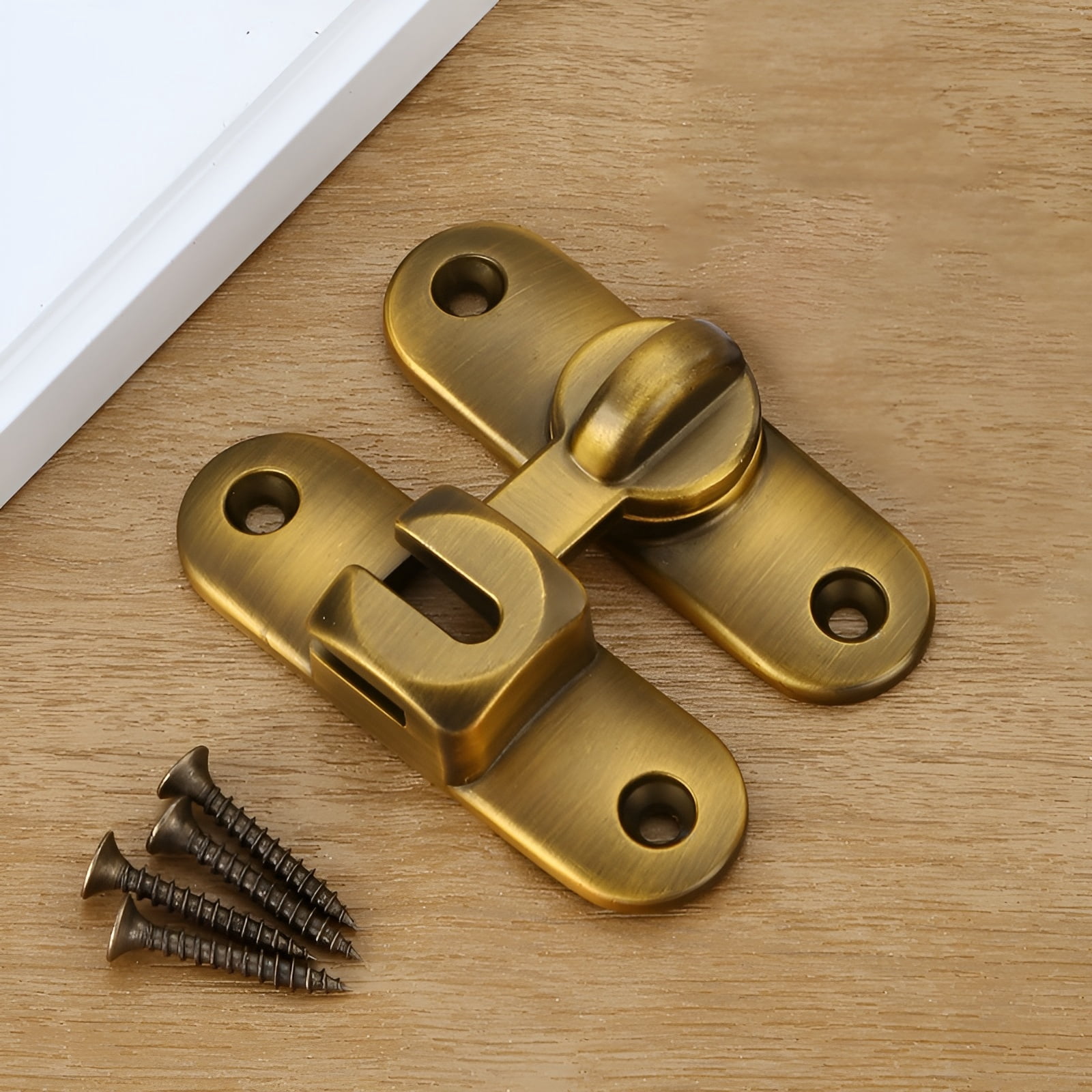 Barn Door Lock, 90 Degree Flip Heavy Duty Sliding Door Lock Latch DSV ...