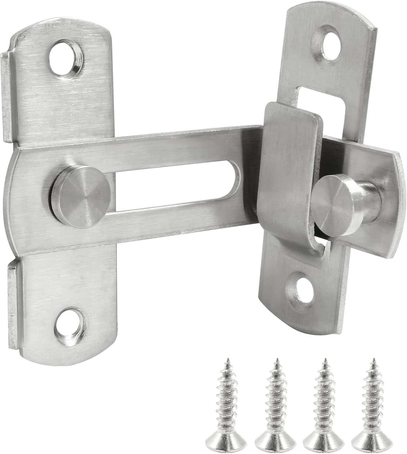Barn Door Lock 90 Degree Flip Sliding Gate Latches Stainless Steel ...