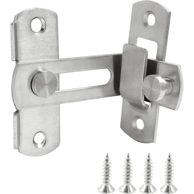 Barn Door Lock 90 Degree Flip Sliding Gate Latches Stainless Steel ...