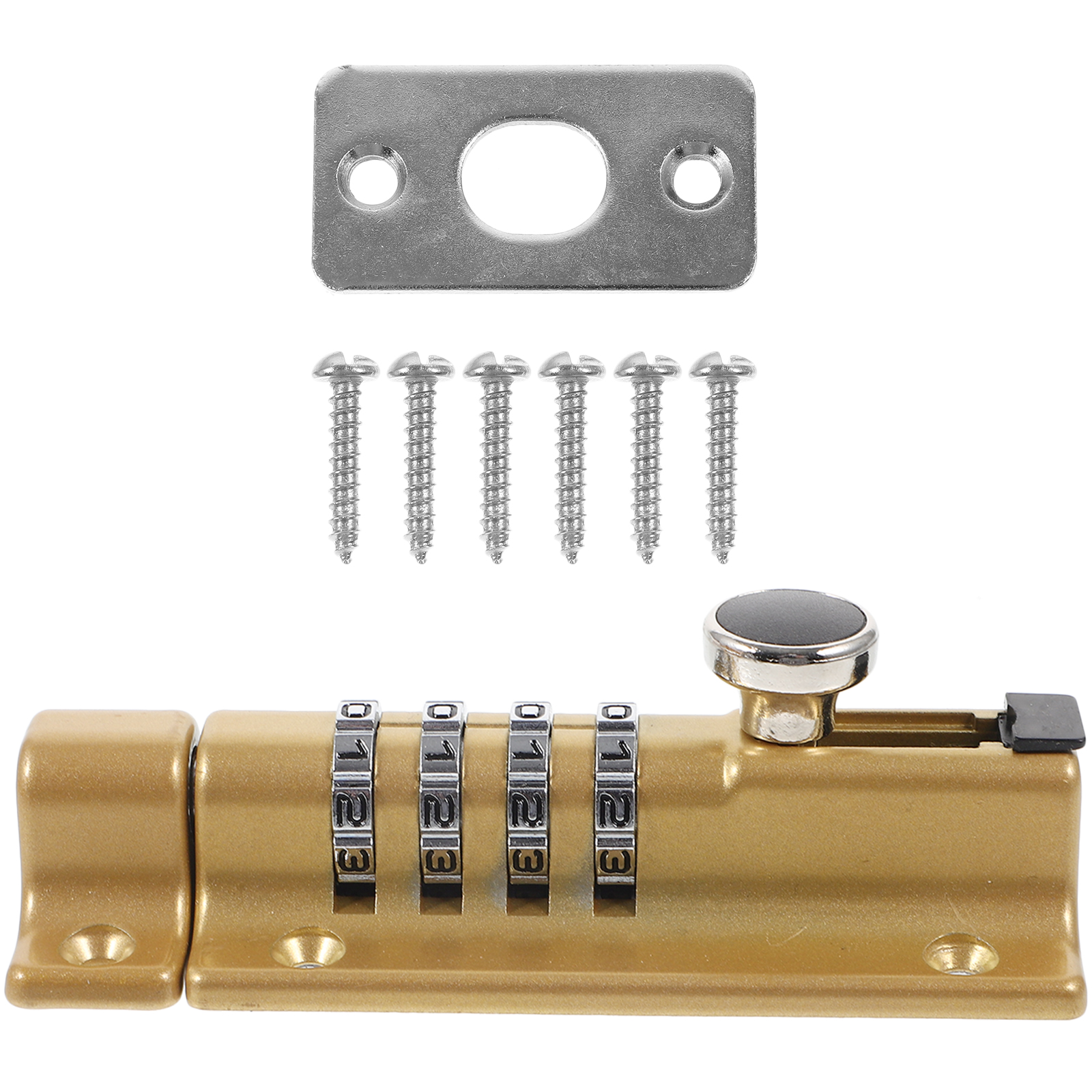 Barn Door Lock Gate Locks for Outdoor Fence Safe Slide Latch Latches ...