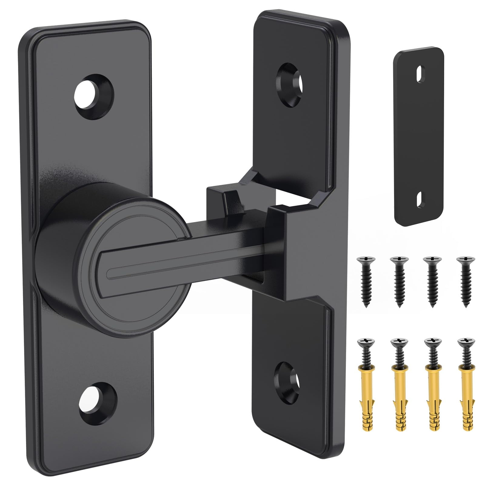 Barn Door Lock Hardware, 90 Degree Heavy Duty Gate Latches Flip Latch ...