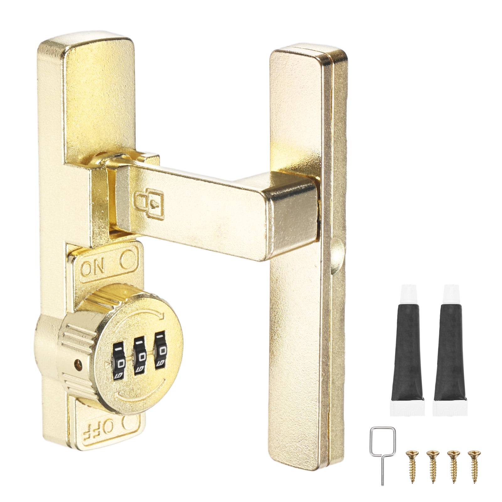 Barn Door Lock Latch, 90 Degree High-Security Zinc Alloy Flip Barn Door ...