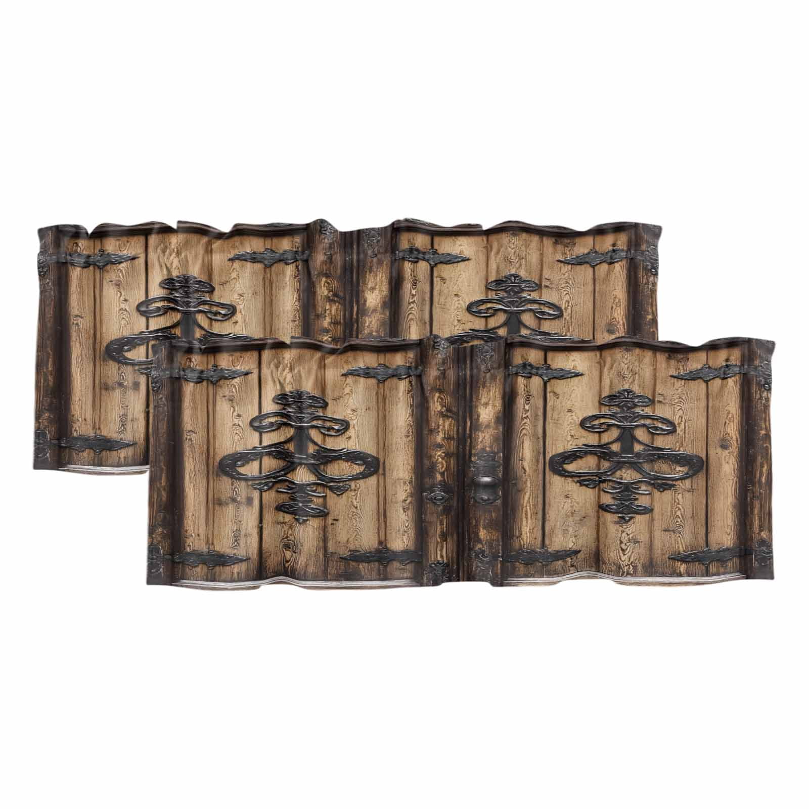 Barn Door Valances for Windows, Decorative Rod Pocket Window Valance ...
