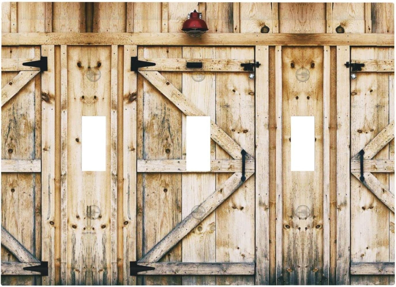 Barn Door Vintage Wheels Single Blank Light Switch Cover 1 Gang ...
