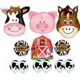 Barn Farm Animals Birthday Party Cow, Horse, Pig, Barn Balloons ...