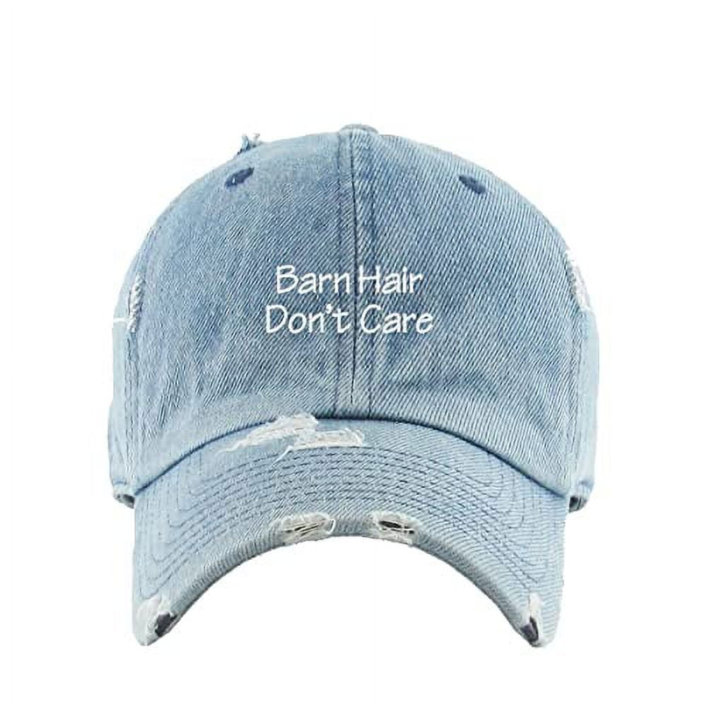 Barn Hair Don't Care Vintage Baseball Cap Embroidered Cotton Adjustable ...