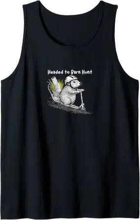 Barn Hunt Headed To Barn Hunt Rat On A Scooter Tank Top Size S-3XL ...