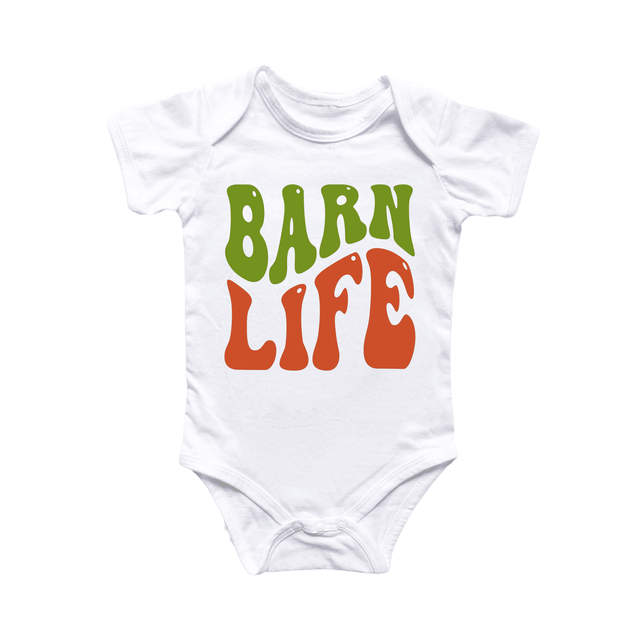 Barn Life Farm Ranch - Baby Boy Girl Clothes Infant Bodysuit Funny Cute Newborn - Walmart.com