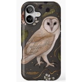 Barn Owl Bird Nature Art Phone Case for iPhone 11 12 13 14 15 16 17 Pro ...