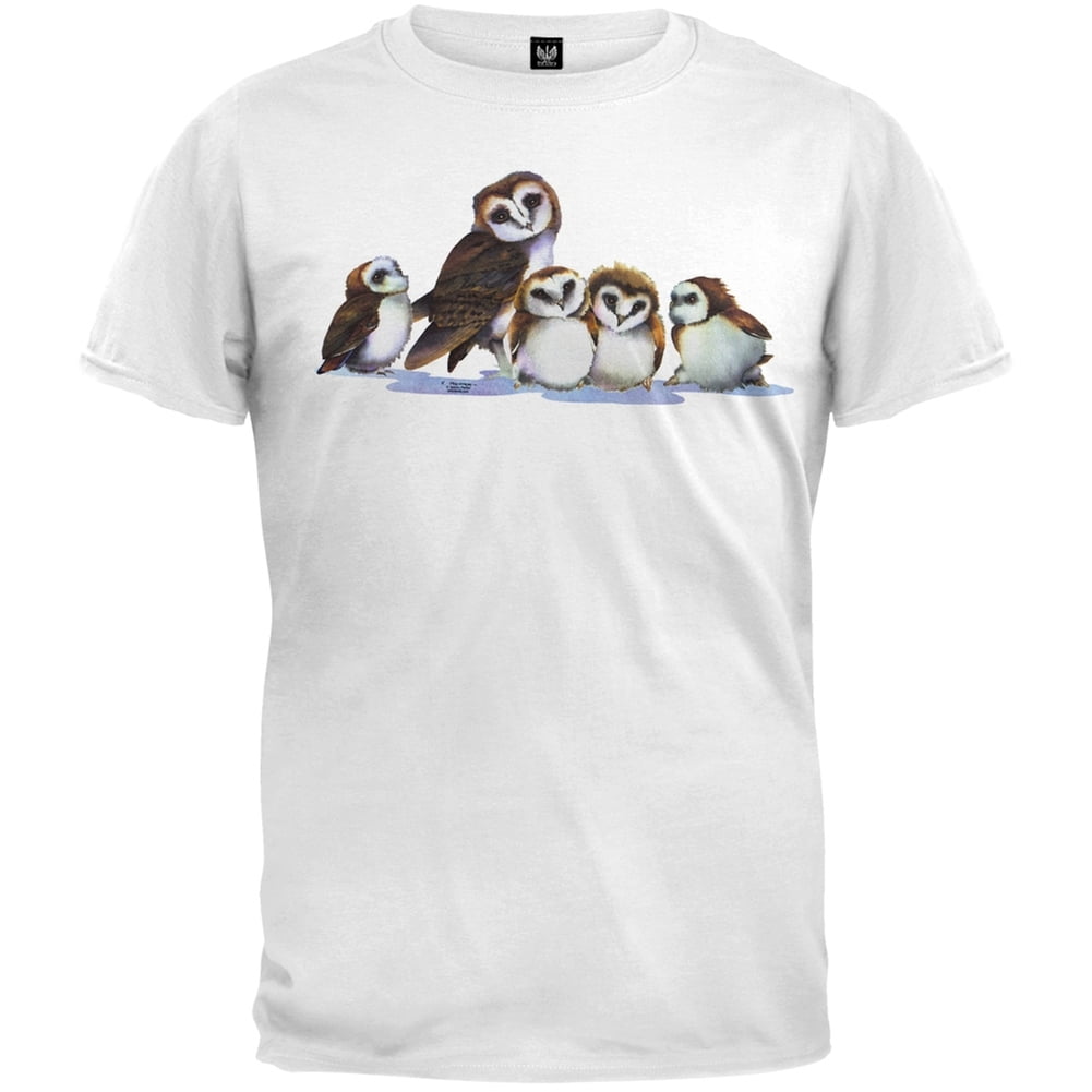 Barn Owl Family T-Shirt - Walmart.com