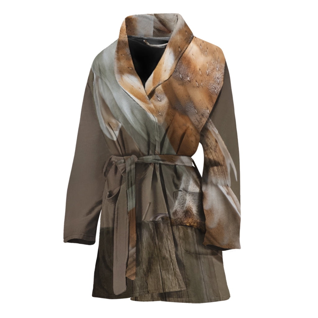 Barn Owl Design Women'S Bathrobe - Walmart.com