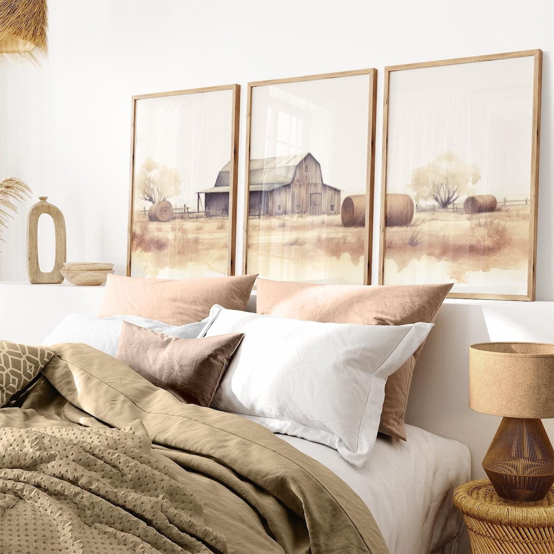 Barn Print Vintage Barn Rustic Countryhouse Decor Vintage Countryside ...