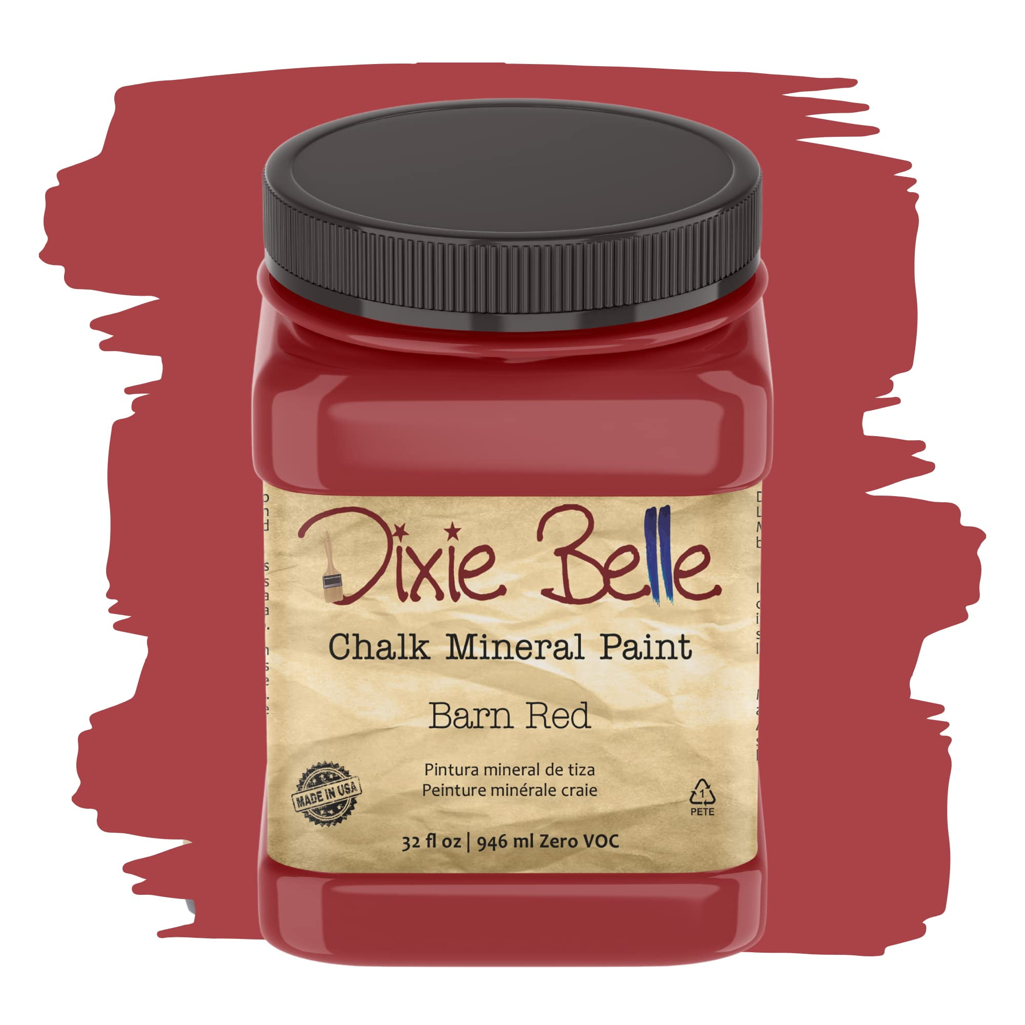 Barn Red Chalk Mineral Paint - Size: 32 oz. - Walmart.com