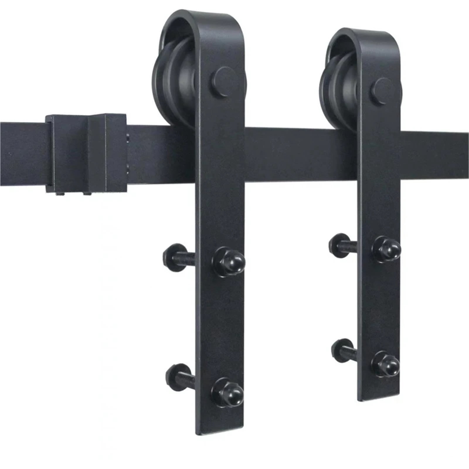 Barn Silent Moving Door, Flat Head 7.5 Foot Sliding Rail Single Door ...