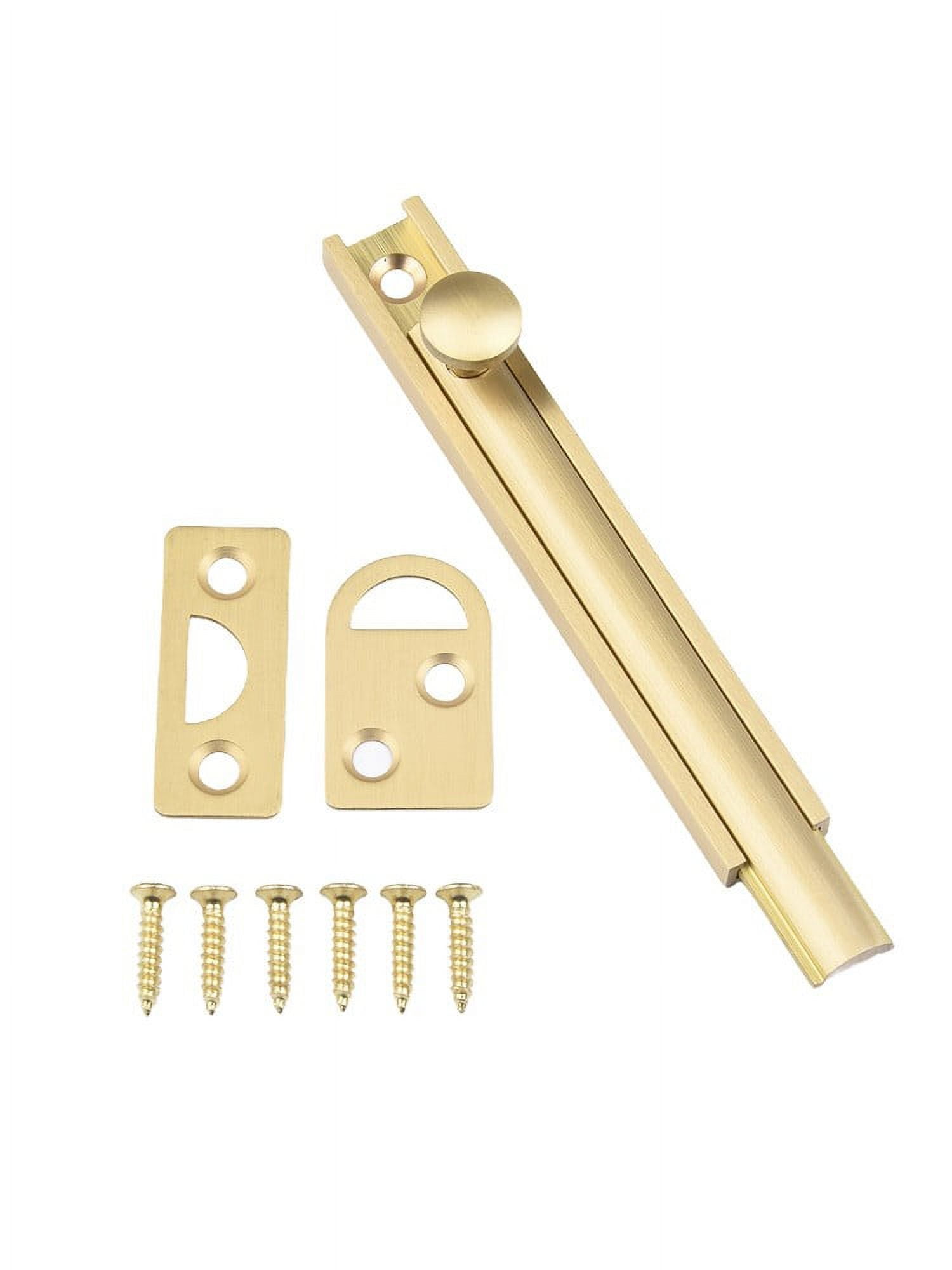Barn Slide Bolt Door Latch Lock Brass Bathroom Home Security Hardware ...
