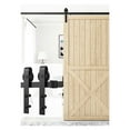 Barn Sliding Wood Door Hardware Set Steel Slide Rail Antique Track ...