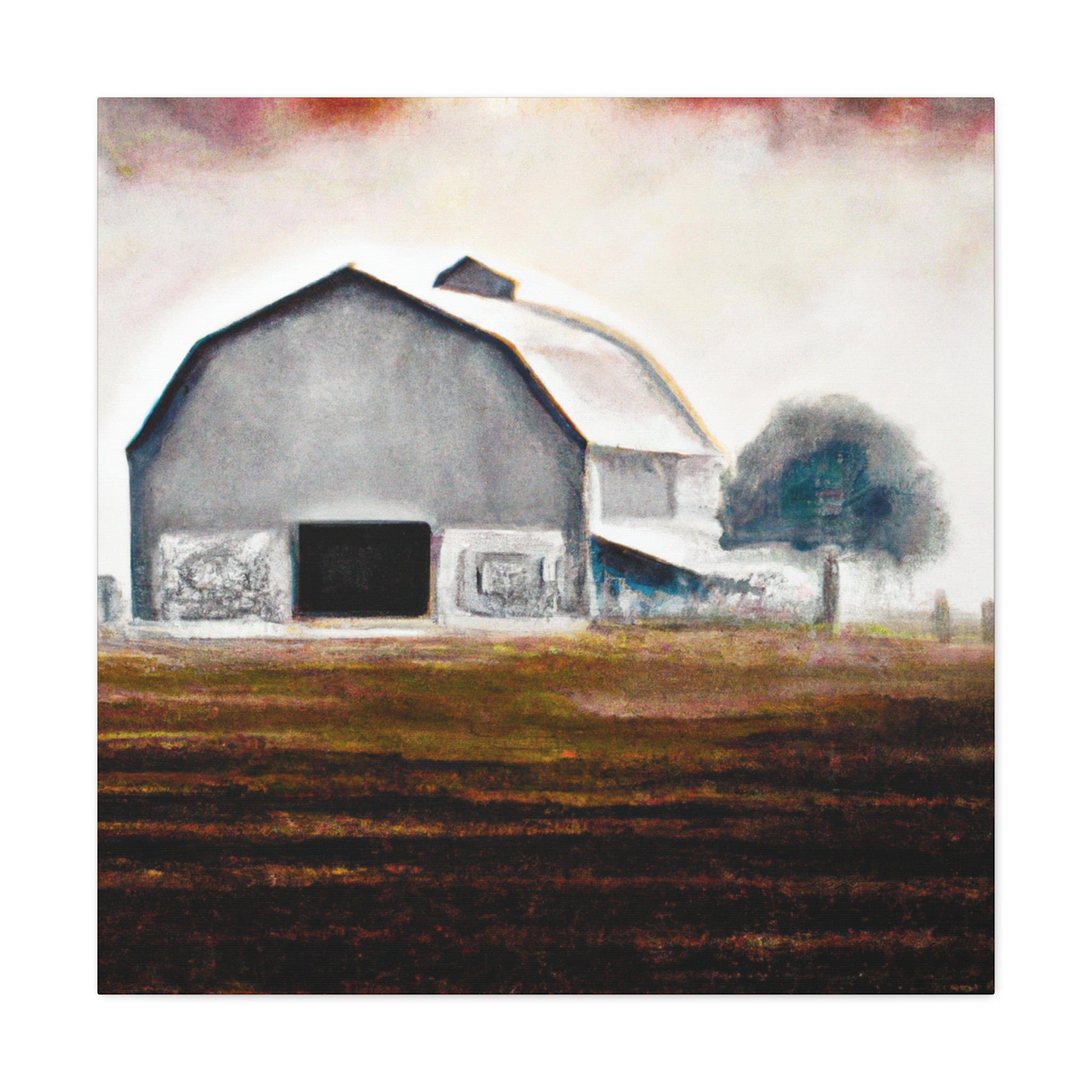 "Barn in Realism" - Canvas - Walmart.com