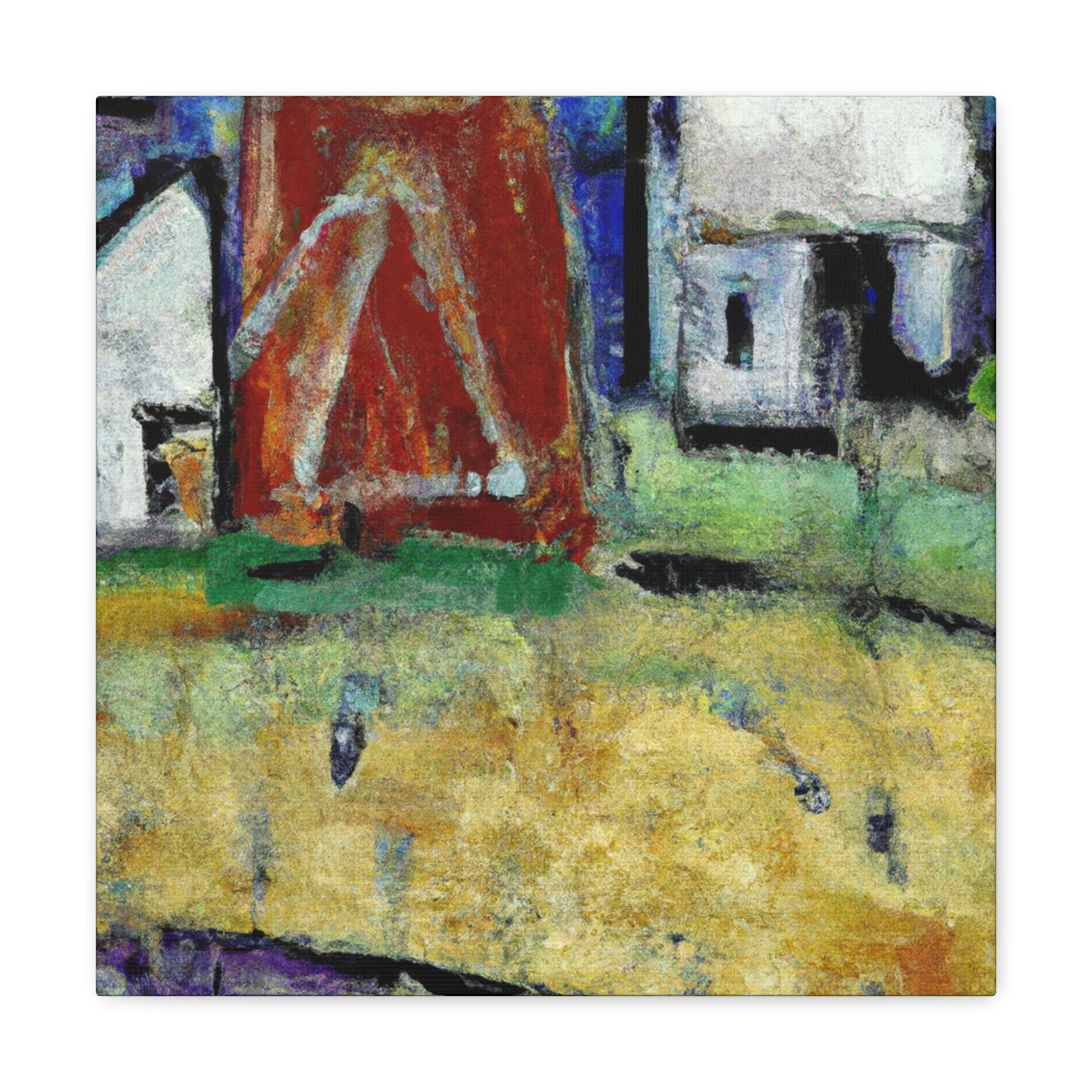 "Barn of Expressionist Joy" - Canvas - Walmart.com